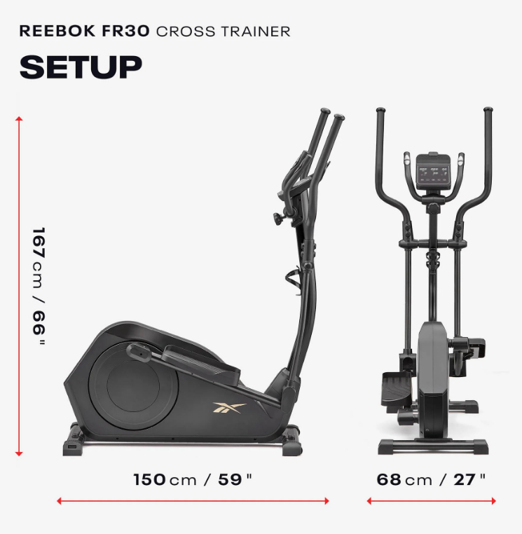 Reebok FR30 Elliptical Cross Trainer - Fitness Heaven | Fitness Machines | Fitness ...