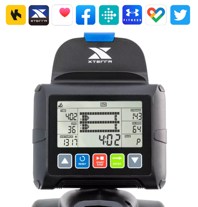 Xterra ERG550W Folding Water Rowing Machine - Fitness Heaven | Fitness ...